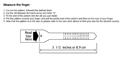 Ring size tester - Core Silicone Rings